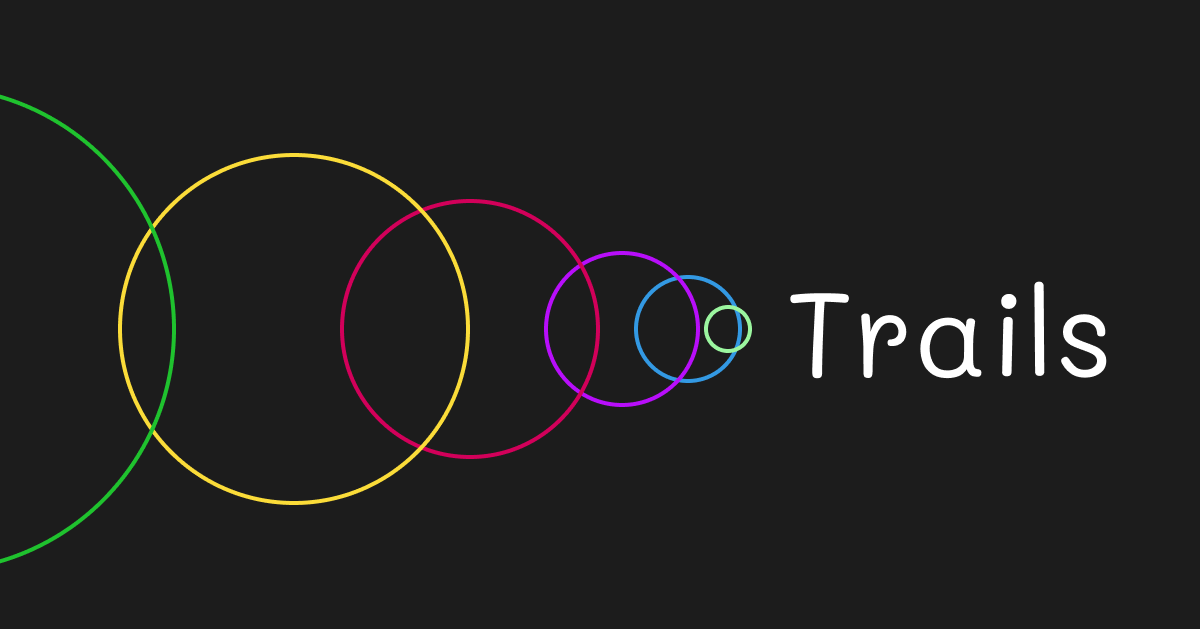 GitHub - sprioleau/trails: 🖌 Make colorful trails with your finger or mouse